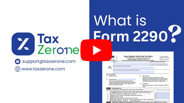 E-file Form 2290 Online and Get Schedule 1 copy in minutes